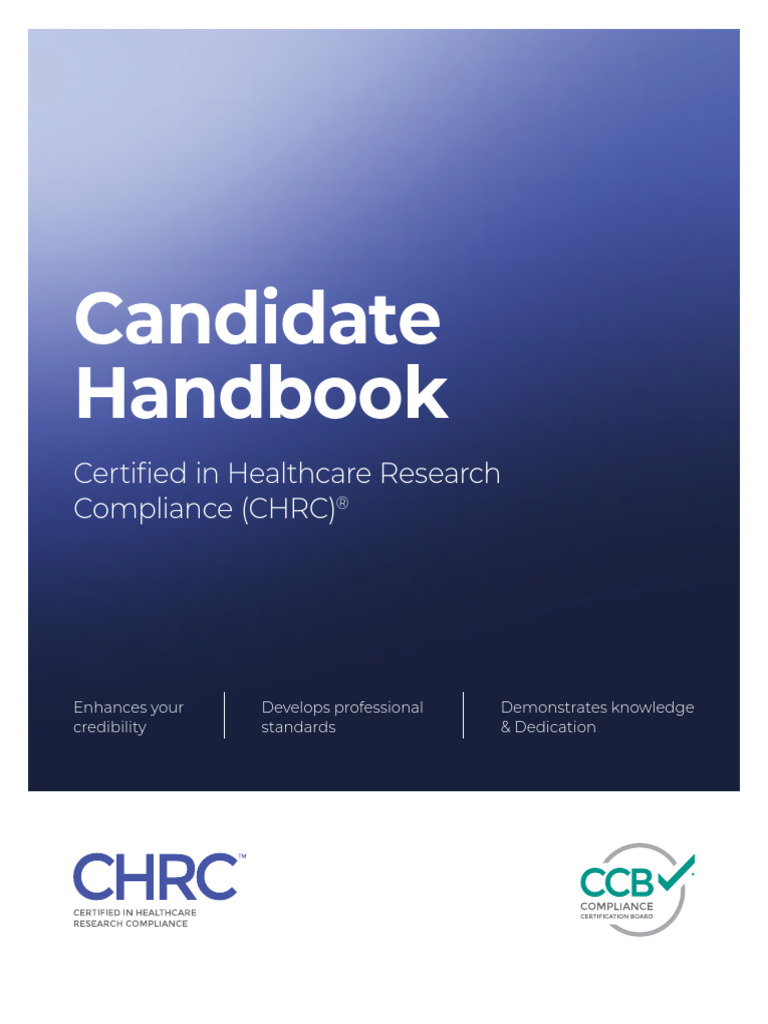 CCB CHRC Handbook | PDF | Identity Document | Regulatory Compliance