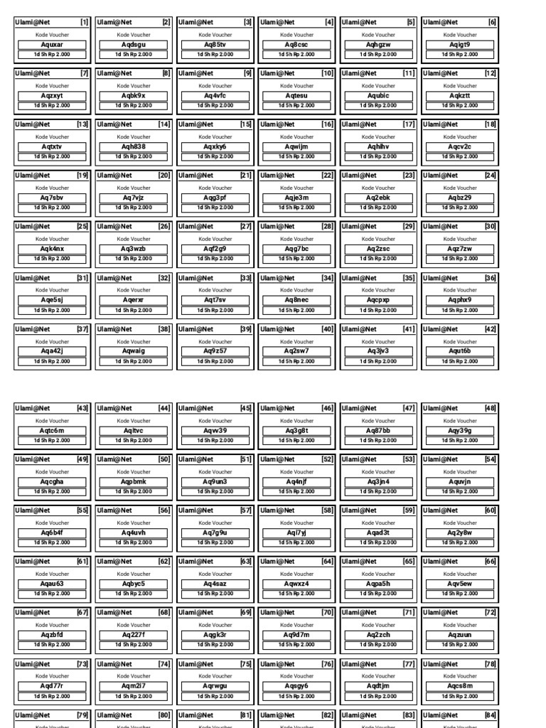 Voucher-Ulami@Net-5JAM-vc-266-12.13.23-Apun 023 | PDF