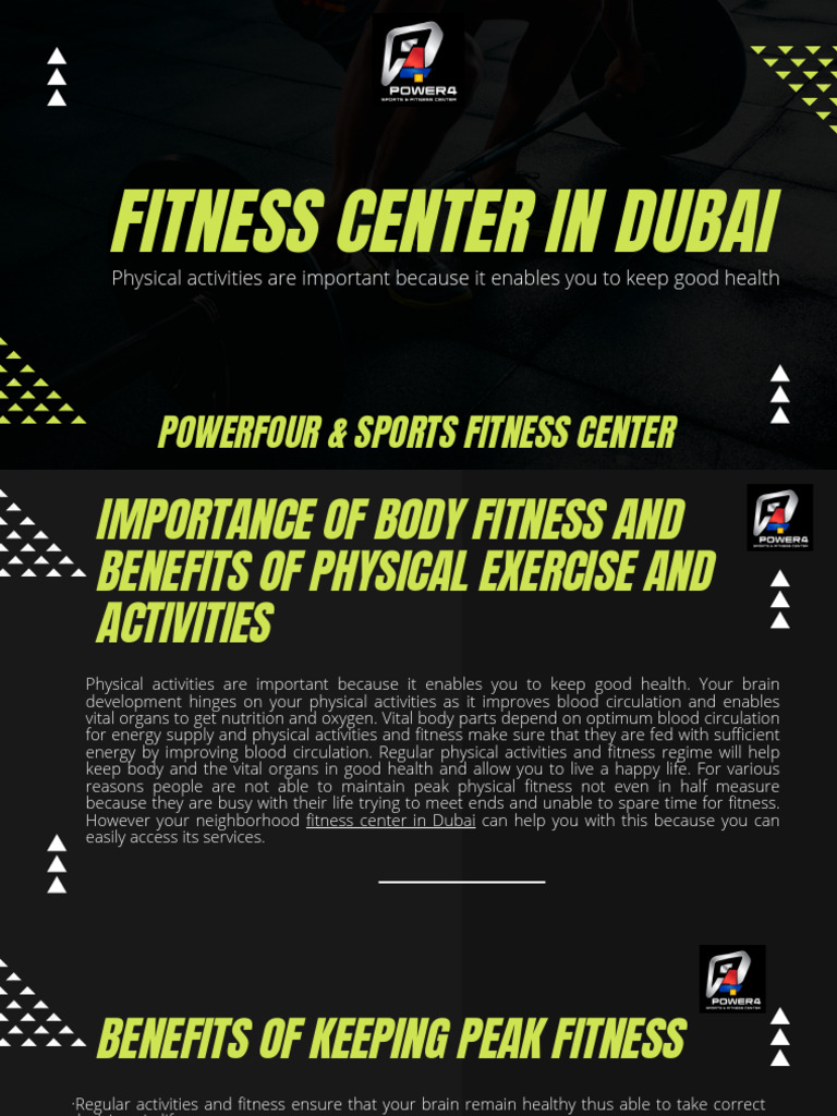 Importance of Body Fitness and Benefits of Physical Exercise and ...