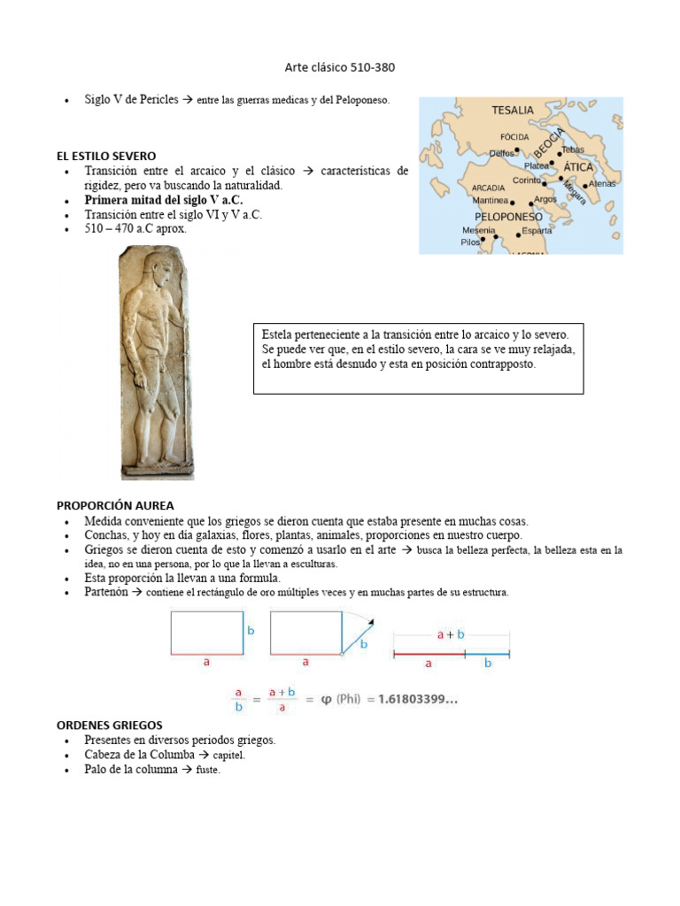 Estilo severo en el arte clásico griego | PDF | Historia | Clásicos