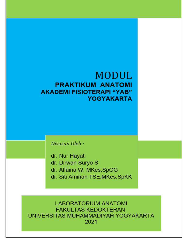 Modul Anatomi Fisioterapi | PDF | Kesehatan Holistik
