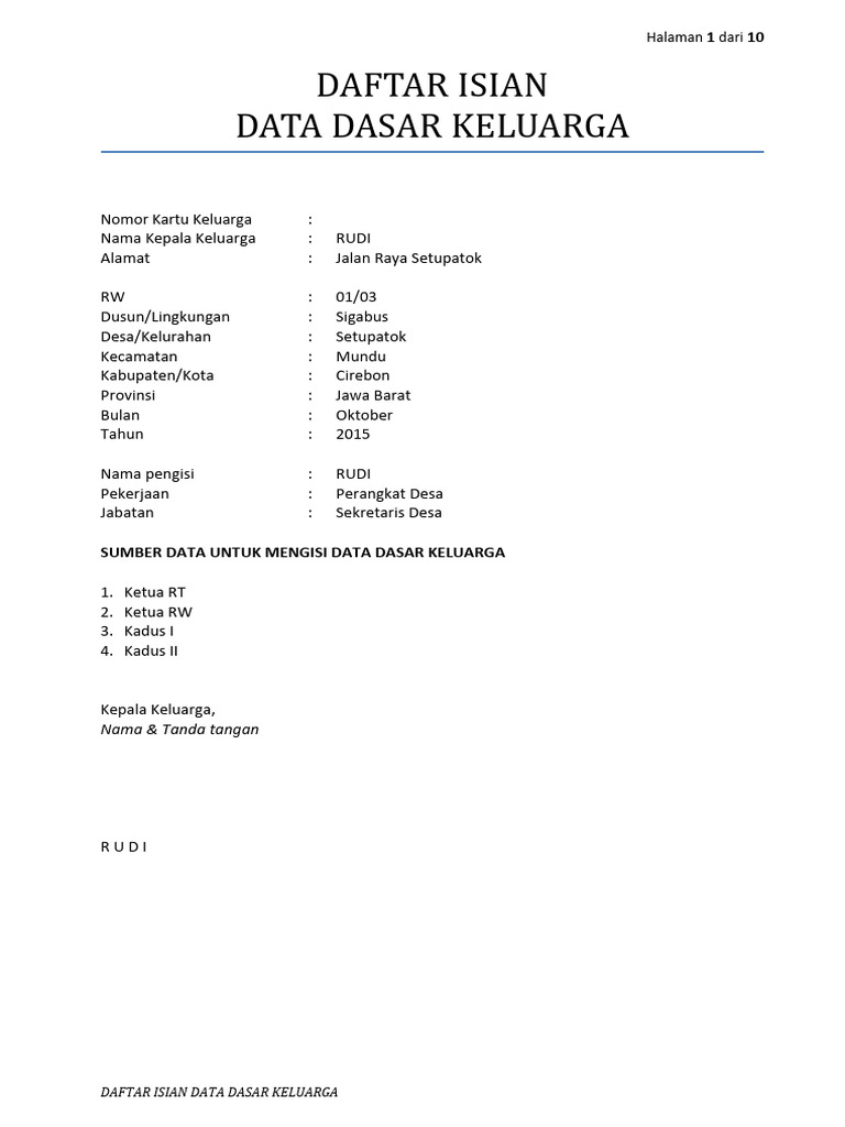 Format DDK 2016 | PDF