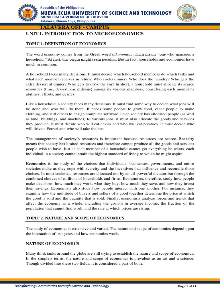 BA Core 1 - Module | PDF