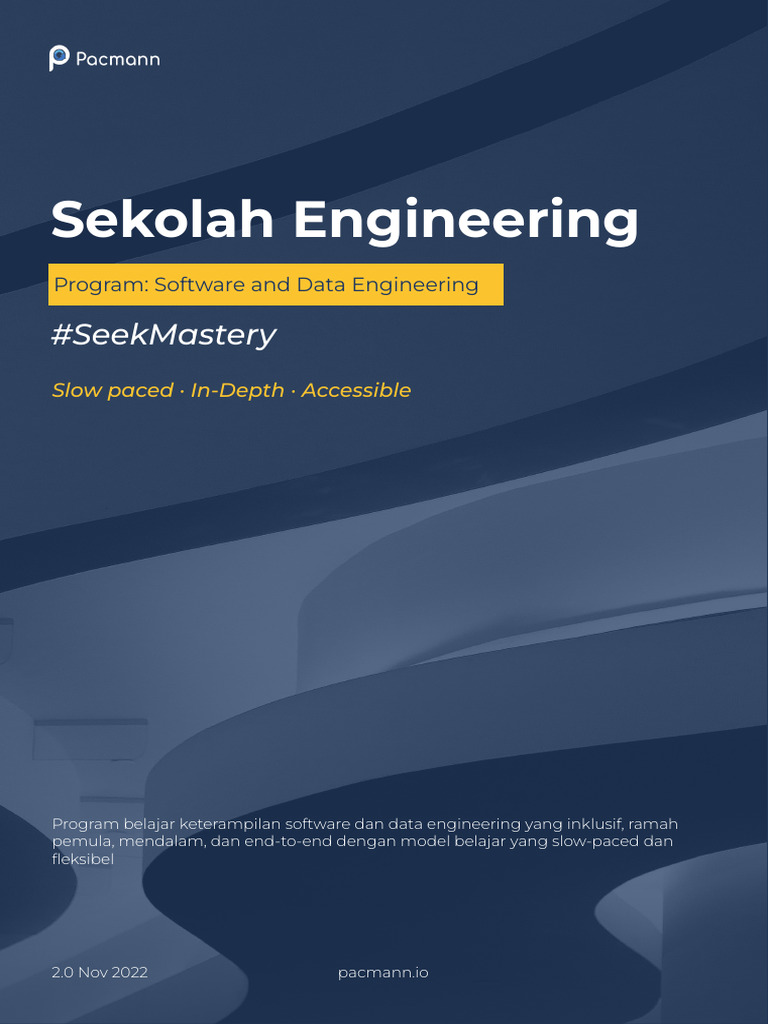 Brochure Sekolah Engineering (Program - Software and Data Eng) 2.0 | PDF