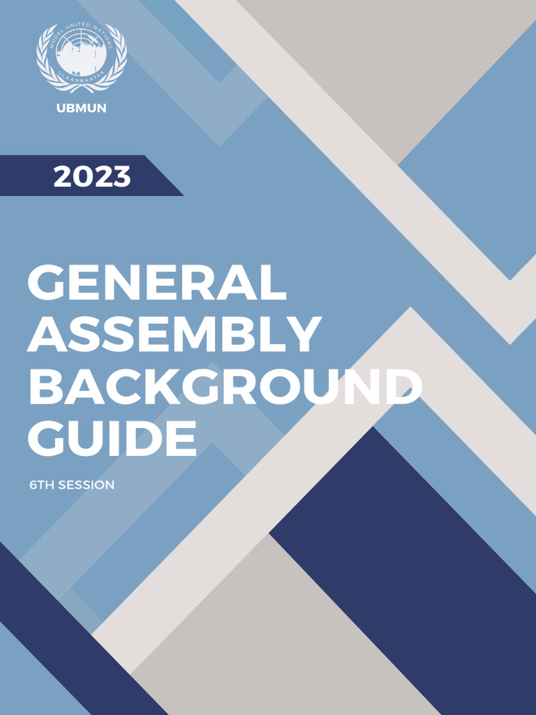 General Assembly Background Guide | PDF | Water Scarcity | Water
