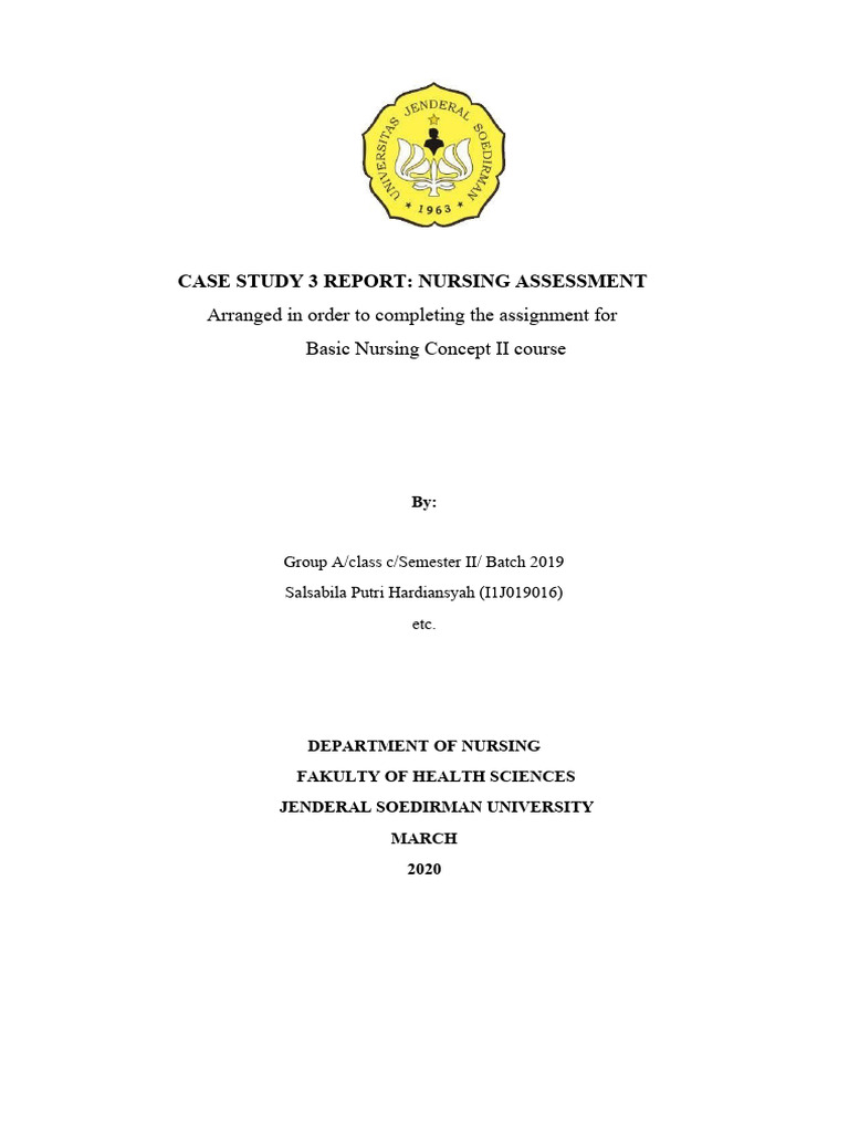 Case Study 3 Report KDK | PDF | Medical Diagnosis | Heart