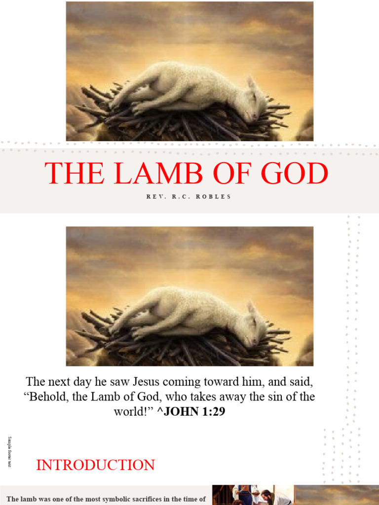 The Lamb of God | PDF