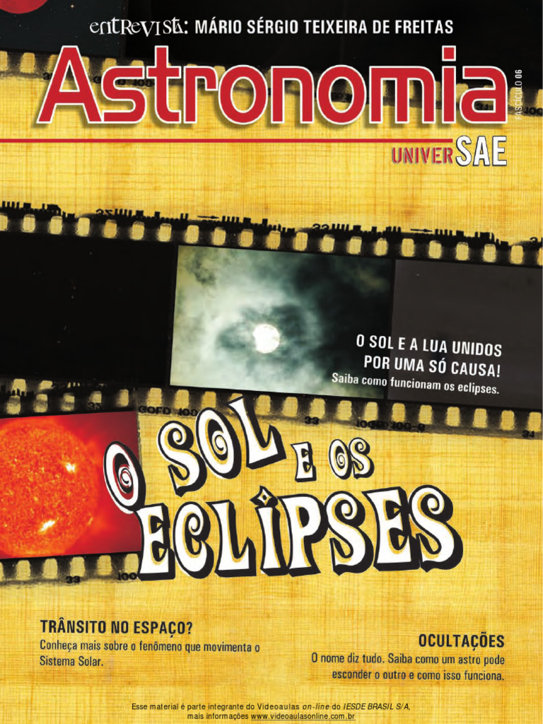 Aula 6 o Sol e Os Eclipses | PDF