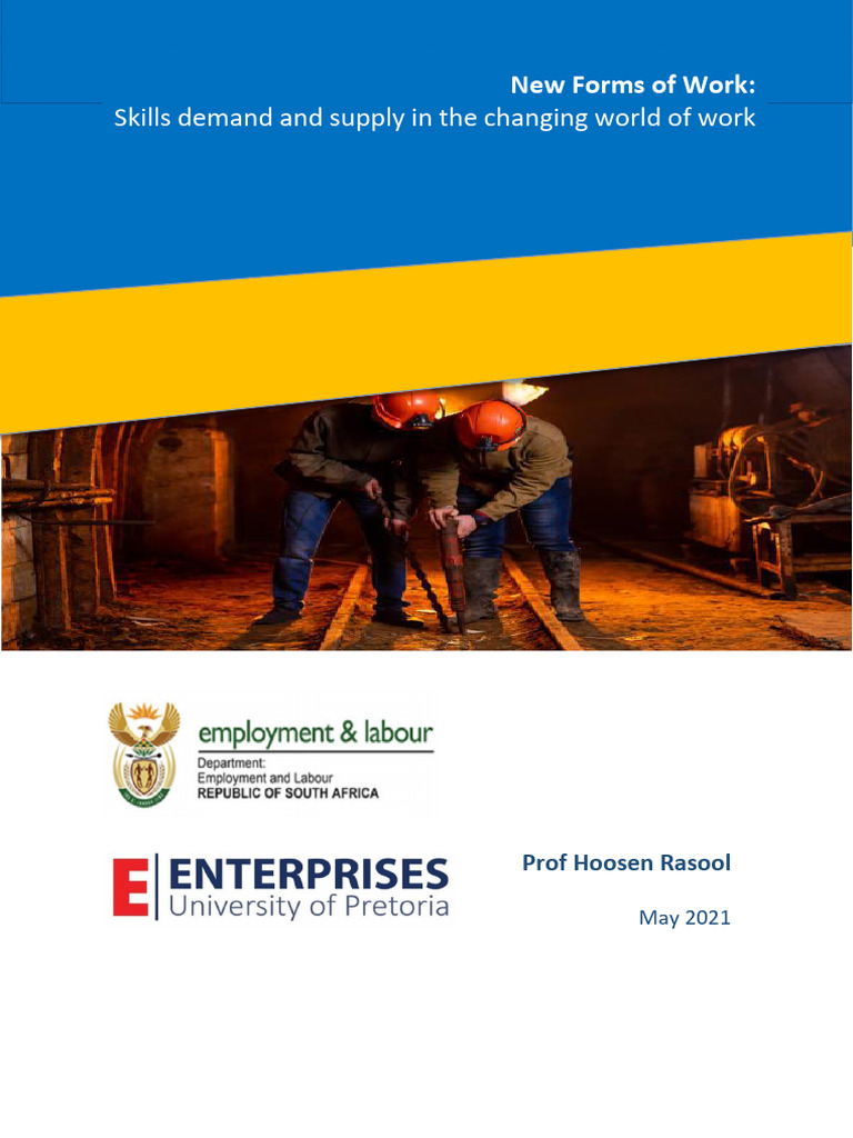 New Forms of Work, Skills Demand and Supply in the Changing World of Work | PDF | Labour ...