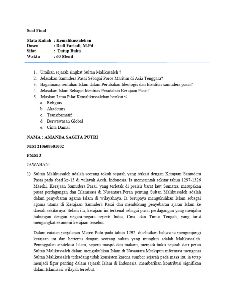 Soal Final | PDF