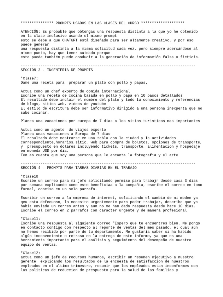 PROMPTS para Testing | PDF | Software de la aplicacion | Software PROMPTS para Testing | PDF | Software de la aplicacion | Software
