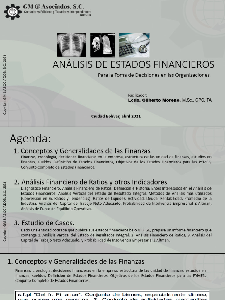 C3.análisis Estados Financieros | PDF | Capital de trabajo | Contabilidad