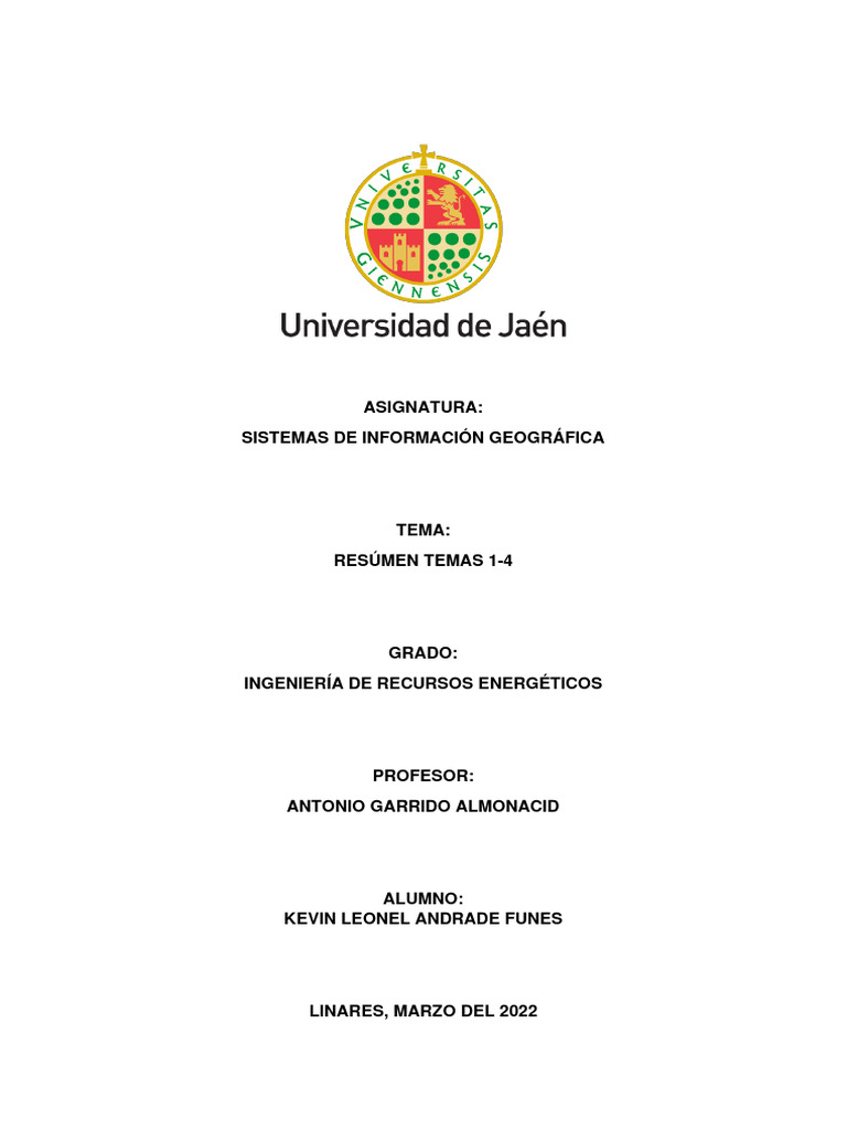 Resúmen Temas 1-4 | PDF Resúmen Temas 1-4 | PDF