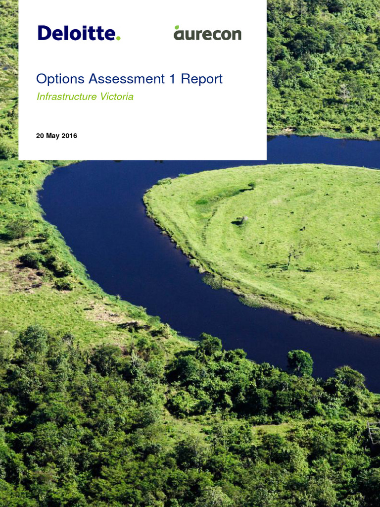 Deloitte Aurecon Options Assessment 1 Report FINAL 1.pdf 1 | PDF ...