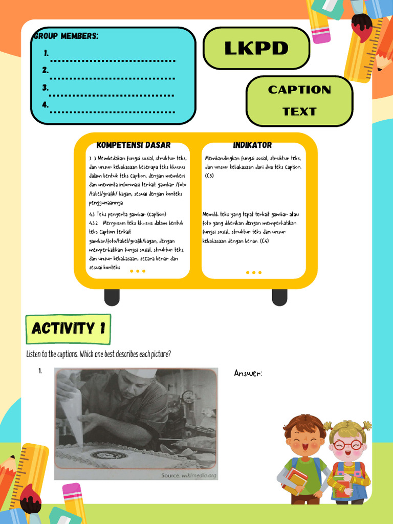 LKPD Caption2 P1 | PDF