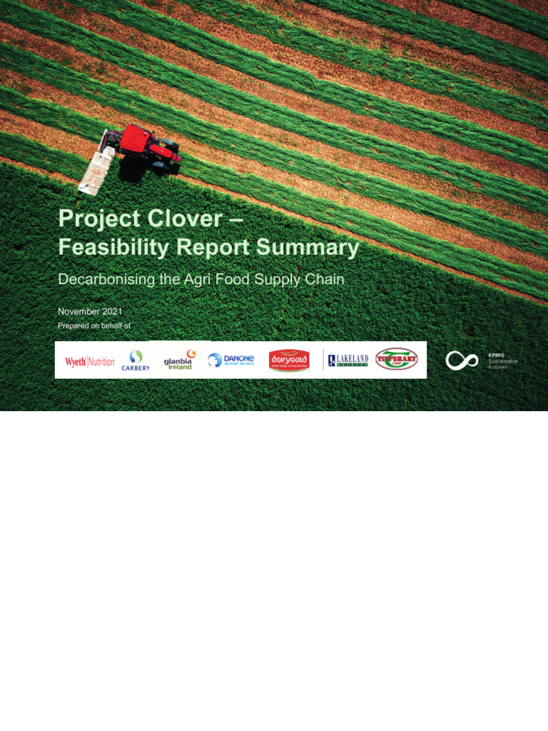 Project Clover KPMG Feasibility Summary Nov 2021 | PDF