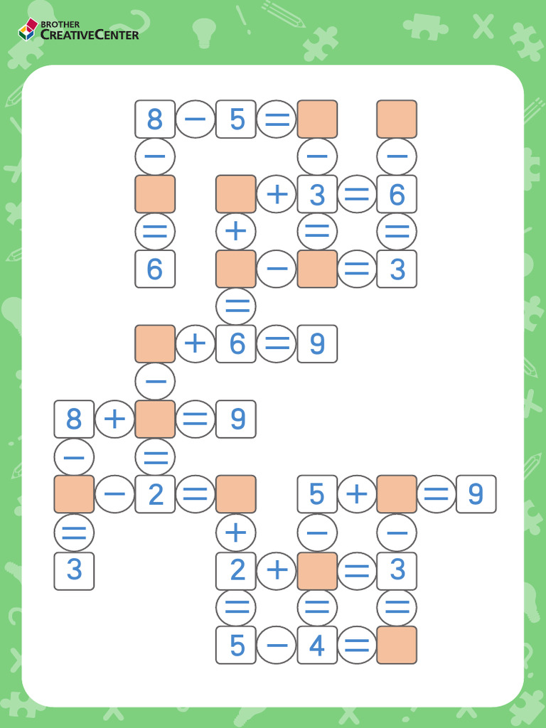 Math Crossword Puzzle 1 en | PDF