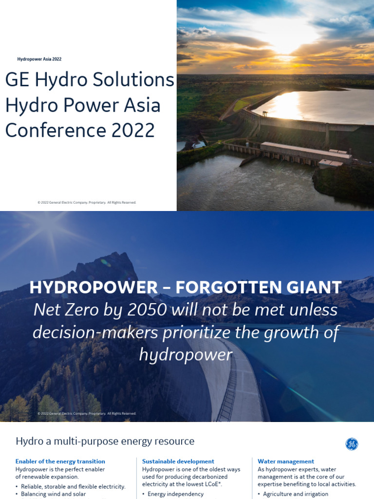 Brian Selby GE | PDF | Hydroelectricity | Renewable Energy