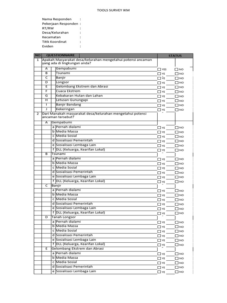 Tools Ikm Ciamis 2023 | PDF