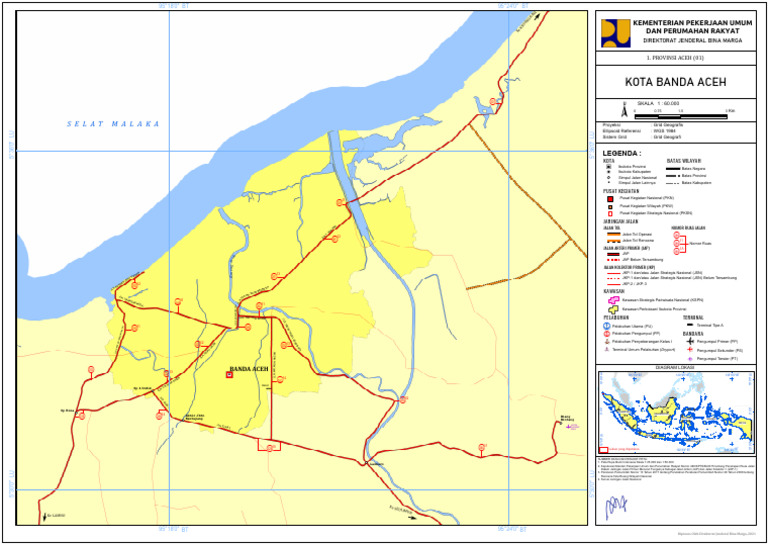 Aceh - Peta Ibu Kota | PDF