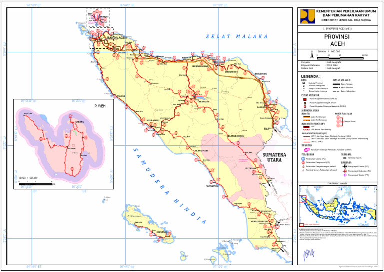 Aceh - Peta Provinsi | PDF