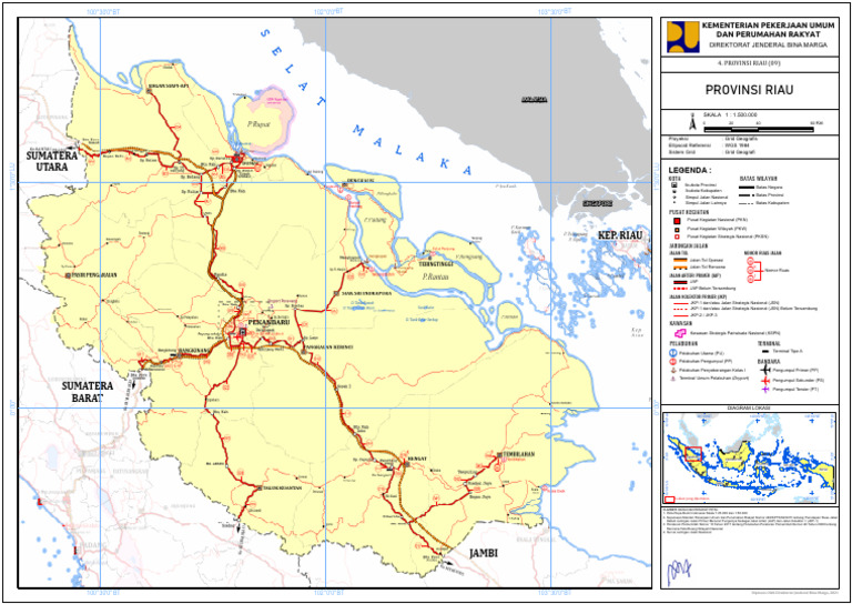 Riau - Peta Provinsi | PDF