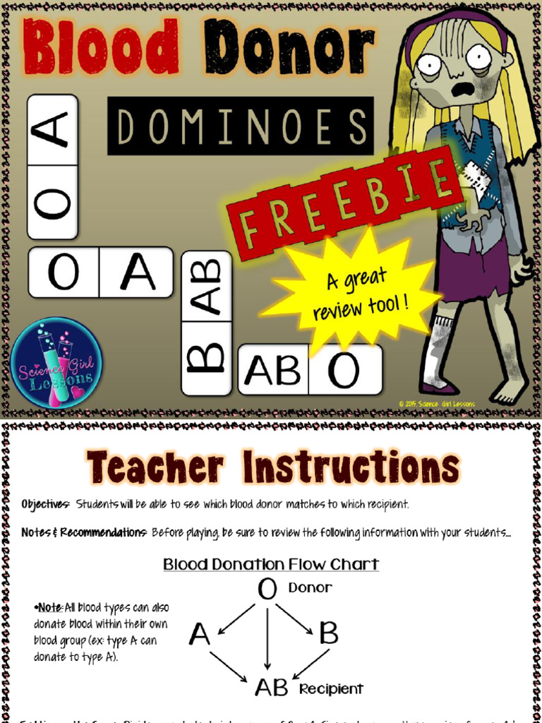 Blood Donor Dominoes | PDF