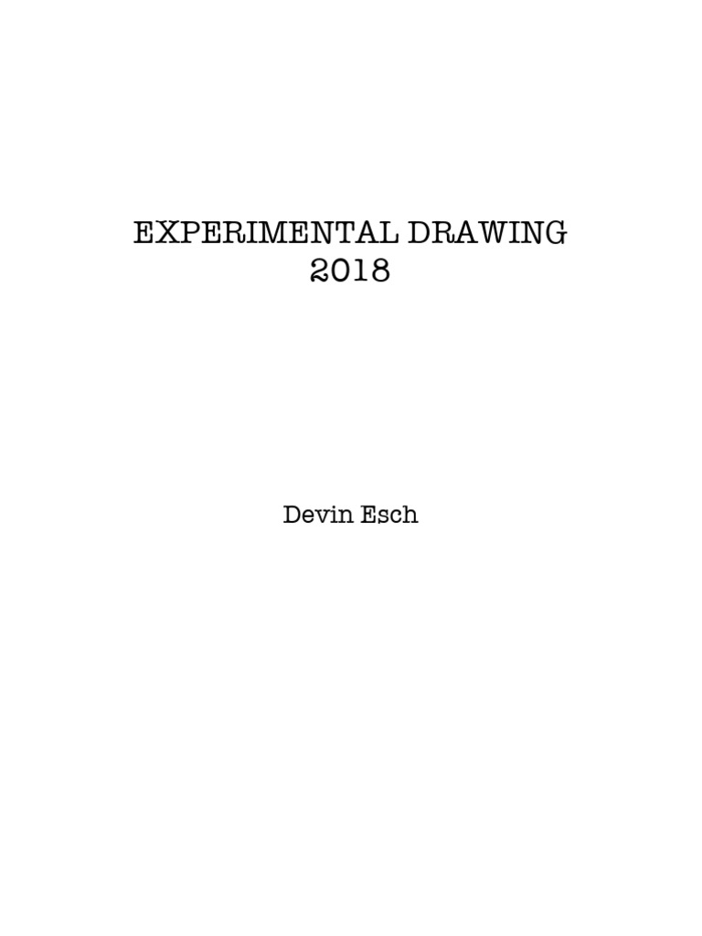 Experimental Drawing Reflections | PDF