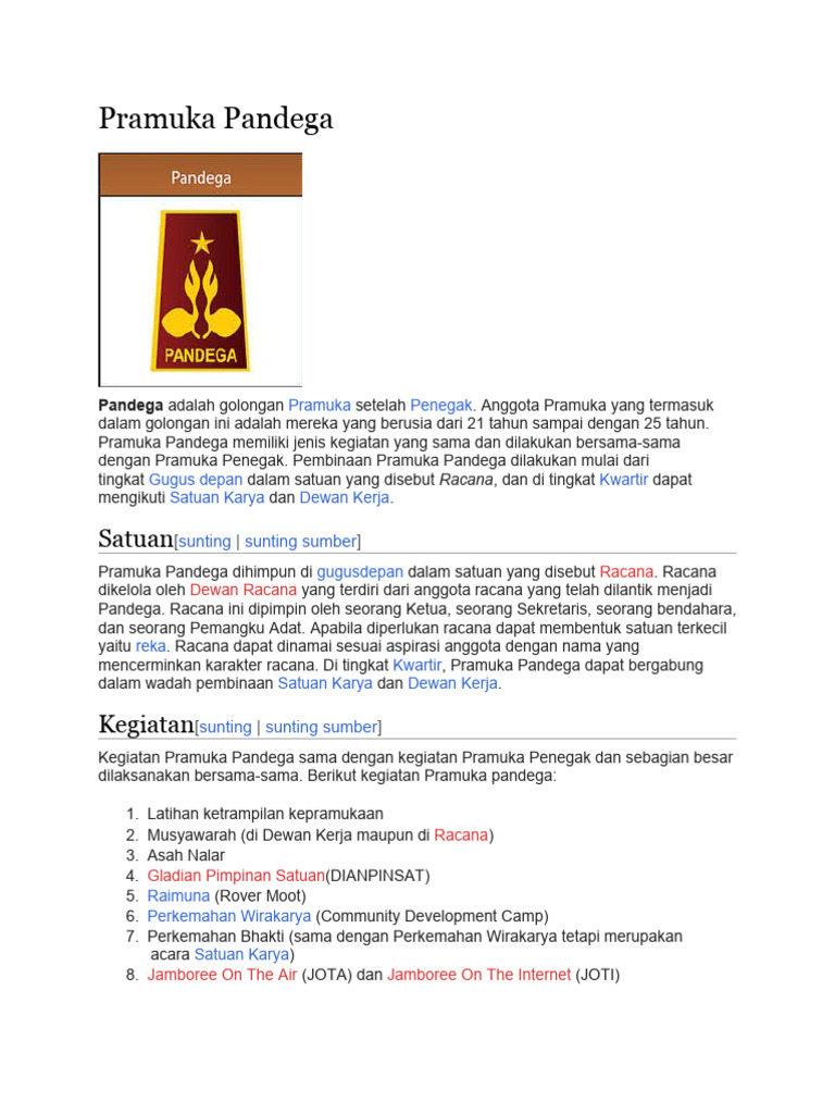 Pramuka Pandega | PDF | Karier & Perkembangan | Pengembangan Diri