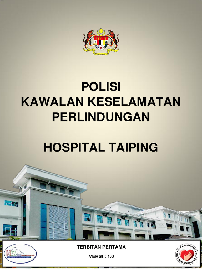 Polisi Kawalan Keselamatan Perlindungan Hospital Taiping | PDF