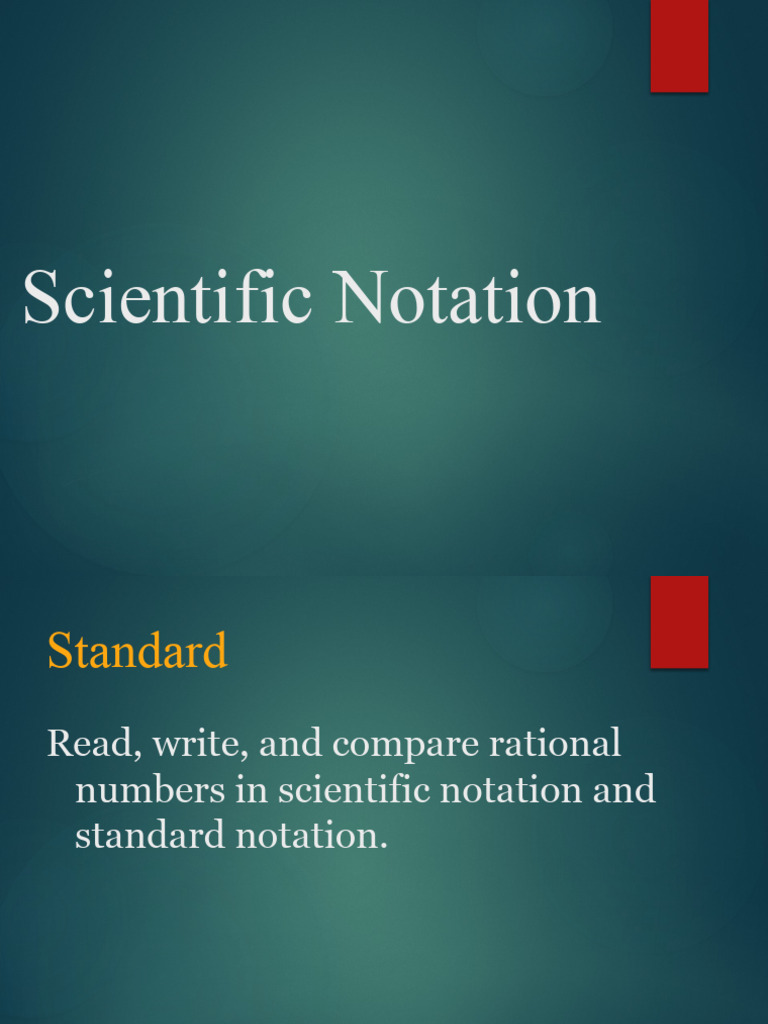 G7 Math Q1 Week 9 Scientific Notation Pdf