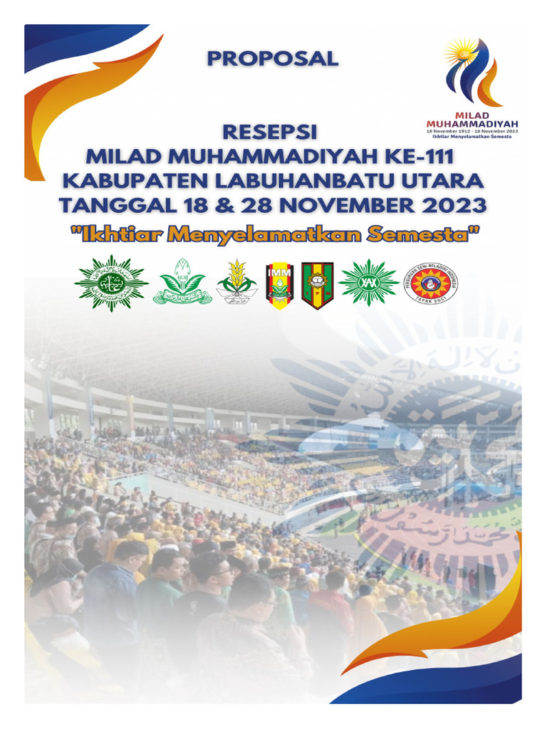 Proposal MIlad Muhammadiyah 2023 | PDF