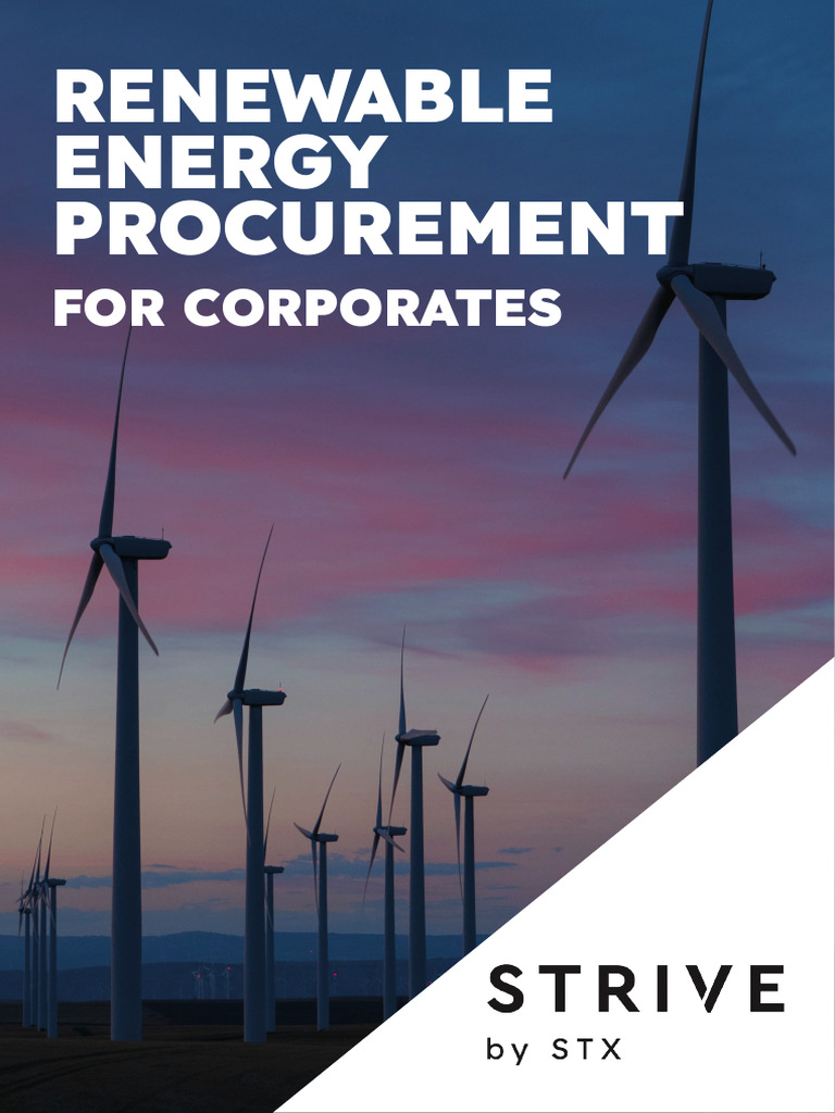 STRIVE by STX - Renewable Energy Procurement For Corporates | PDF ...