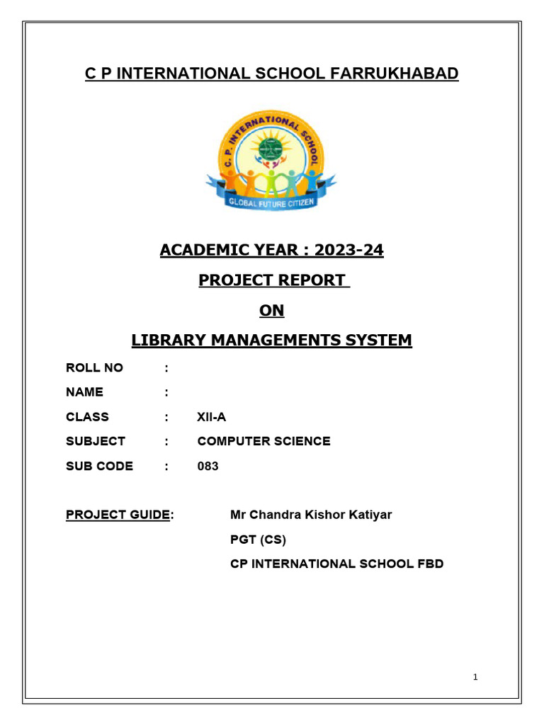 Library Management System | PDF