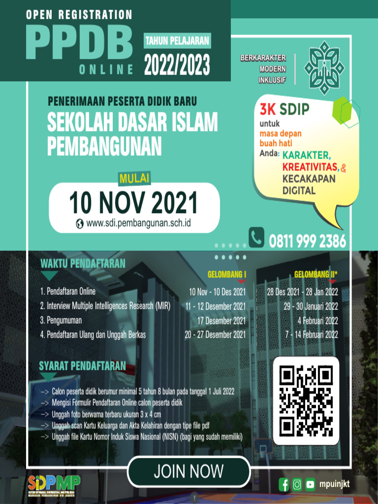 Brosur PPDB 2022 SD | PDF