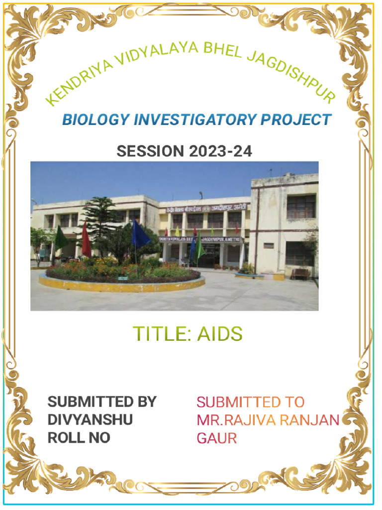 Divyanshu Biology Investigatory | PDF