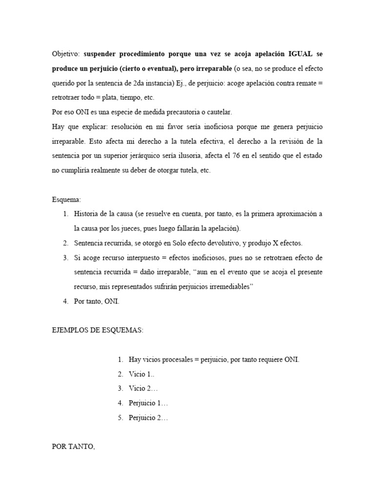 Esquema ONI | PDF