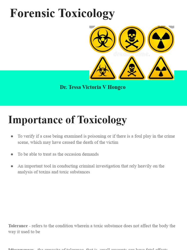 Forensic Toxicology | PDF | Poison | Ethanol