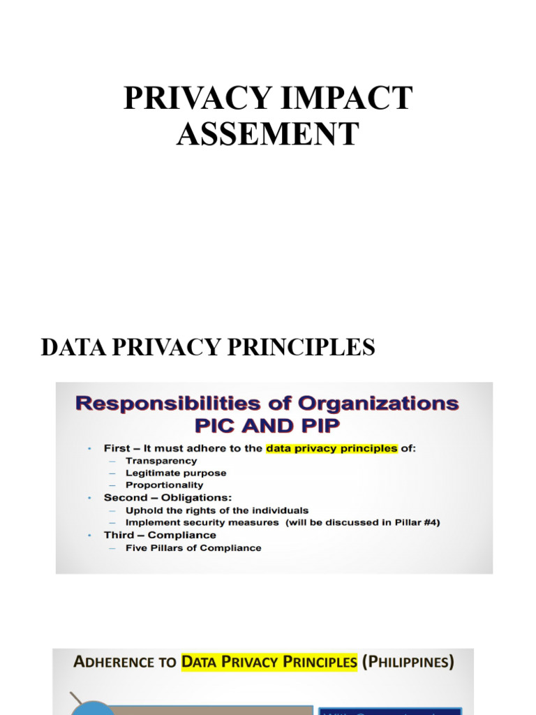 Privacy Impact Assessment Template | PDF