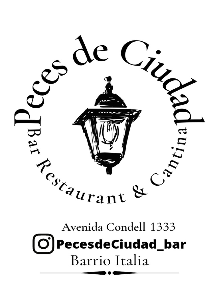 Menú de Peces de Ciudad Bar | PDF | Hogar, jardinería y bricolaje