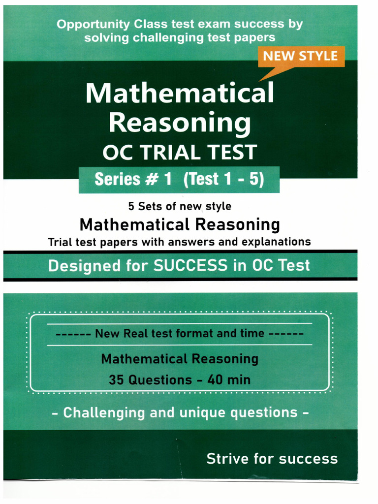 Math OC 1-5 With Answer Key | PDF