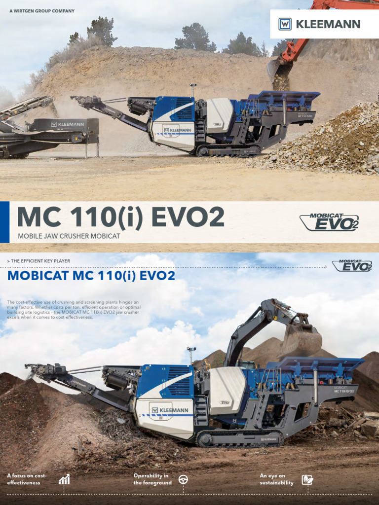 MC 110(i) EVO2 Mobile Jaw Crusher | PDF