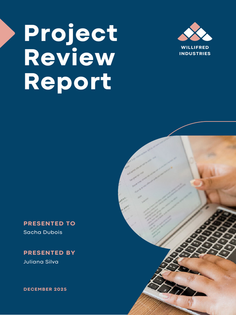 Dark Blue and Peach Friendly Professional General Report | PDF ...