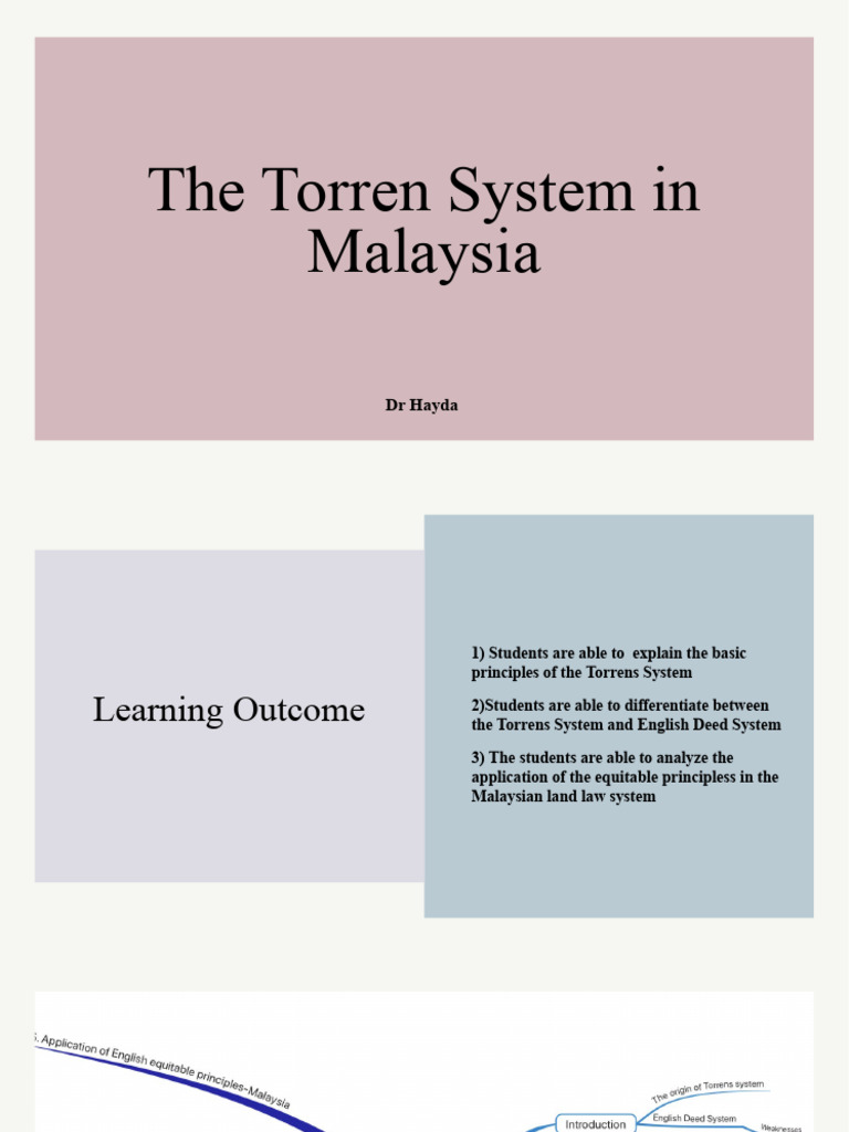 2.the Torren System | PDF