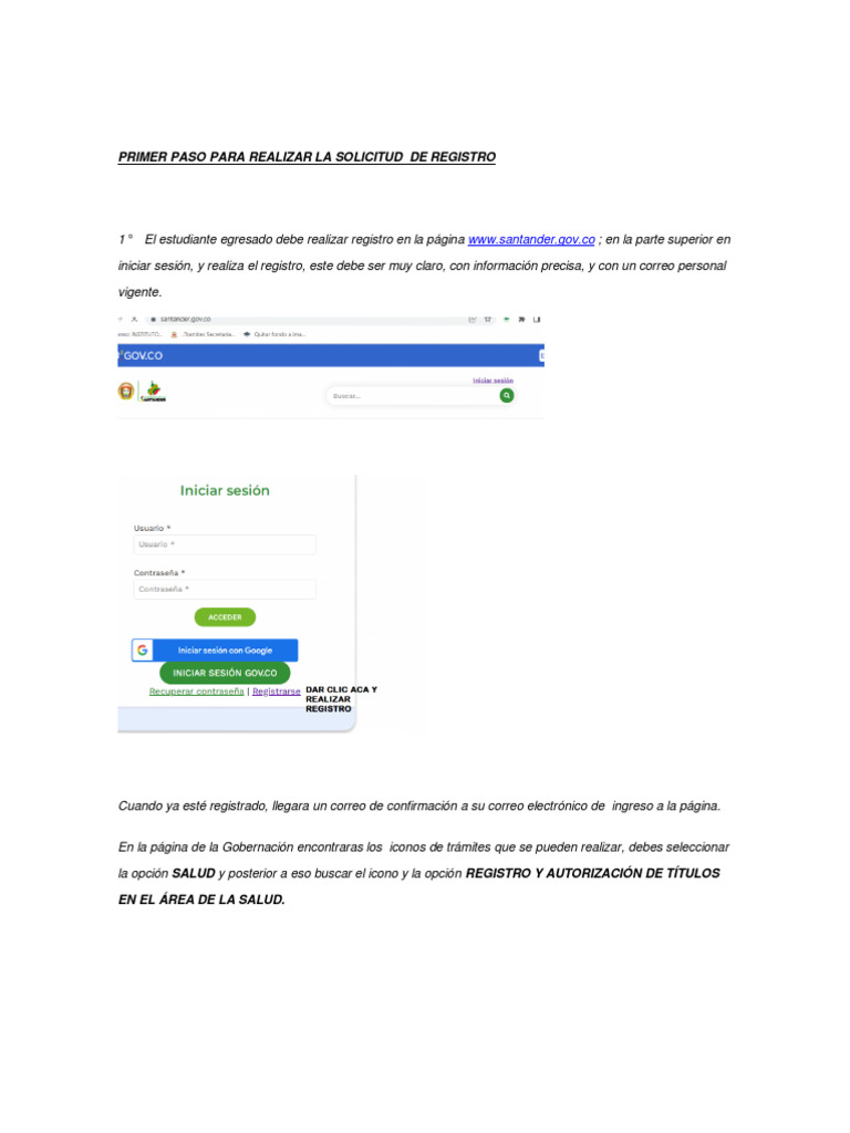 Proceso Del Rethus Actualizado | PDF