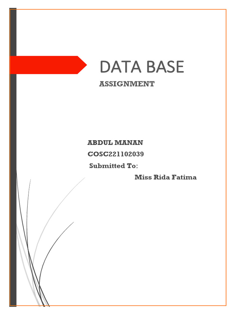 Abdul Manan 3-A (Cosc221102039) | PDF | Databases | Computing