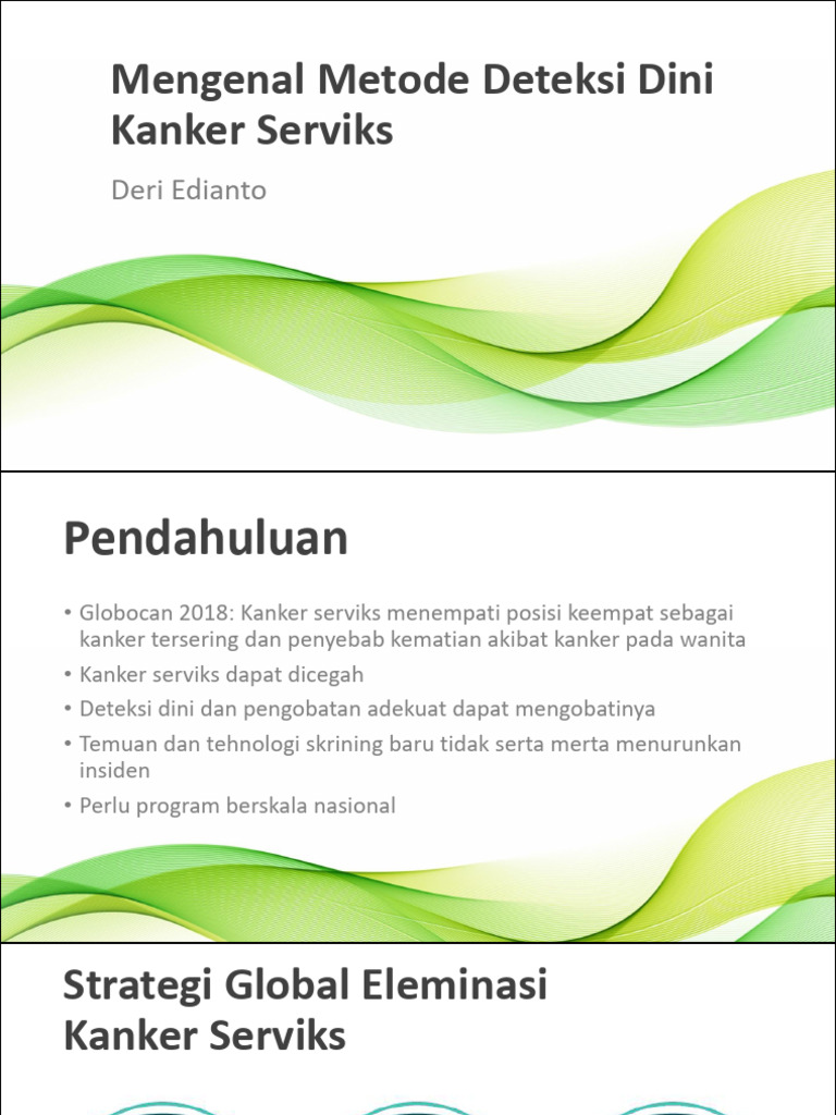 Mengenal Metode Deteksi Dini Edit Dr. Deri | PDF