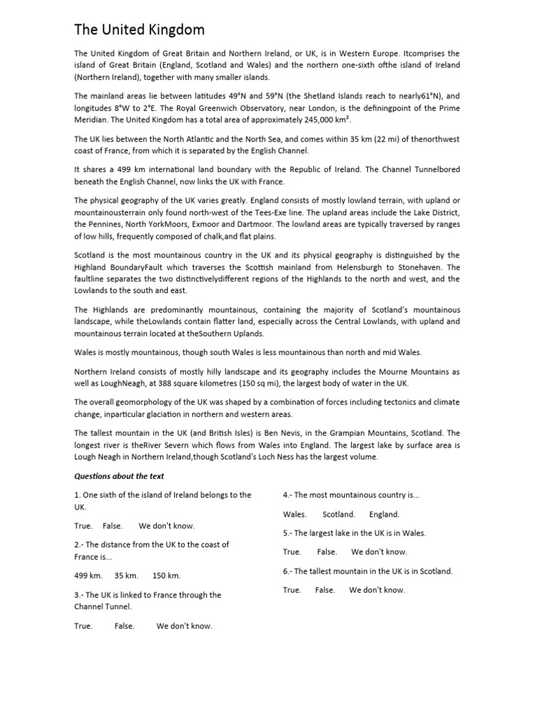 Lecturas De Comprension Pdf London United Kingdom