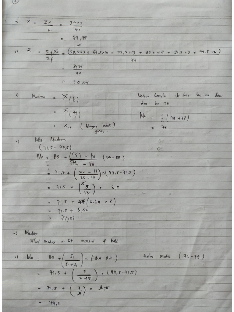 Tugas Statistik 2 Pdf