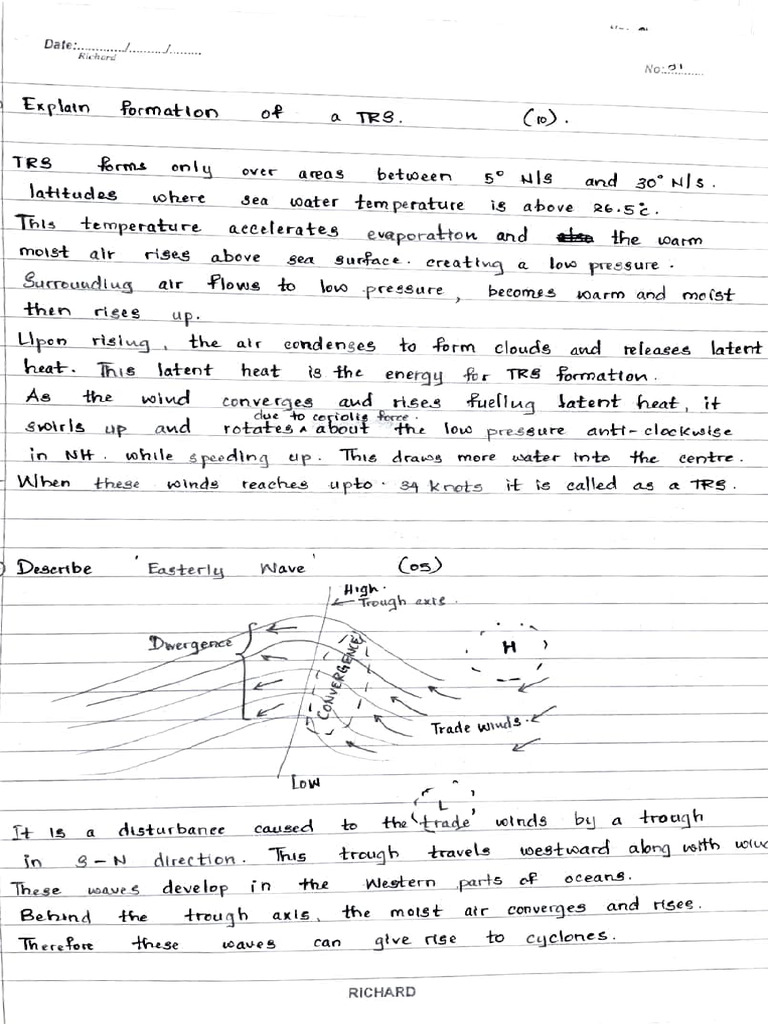 Meteorology Notes For Mates. | PDF